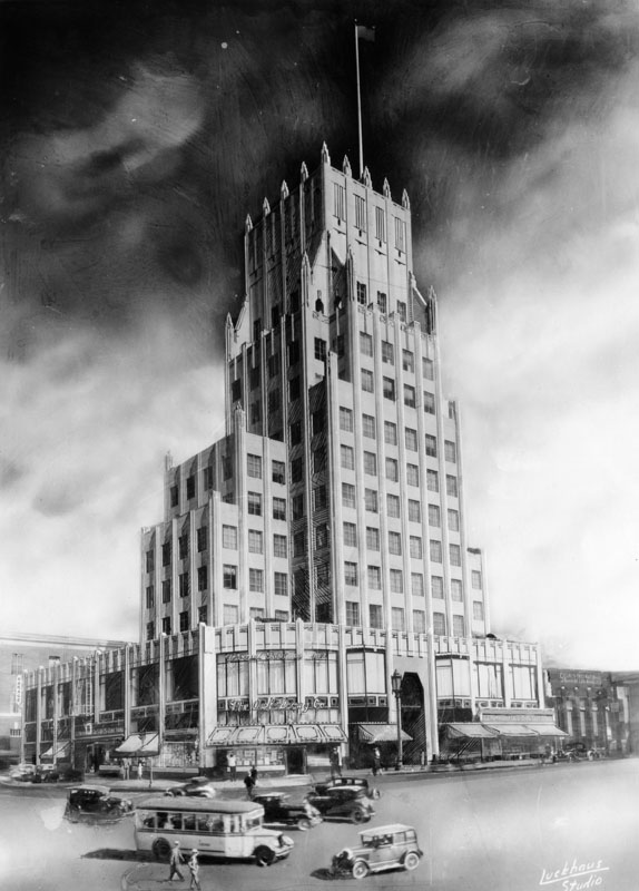 E. Clem Wilson Building rendering, 1930 – Miracle Mile Residential ...