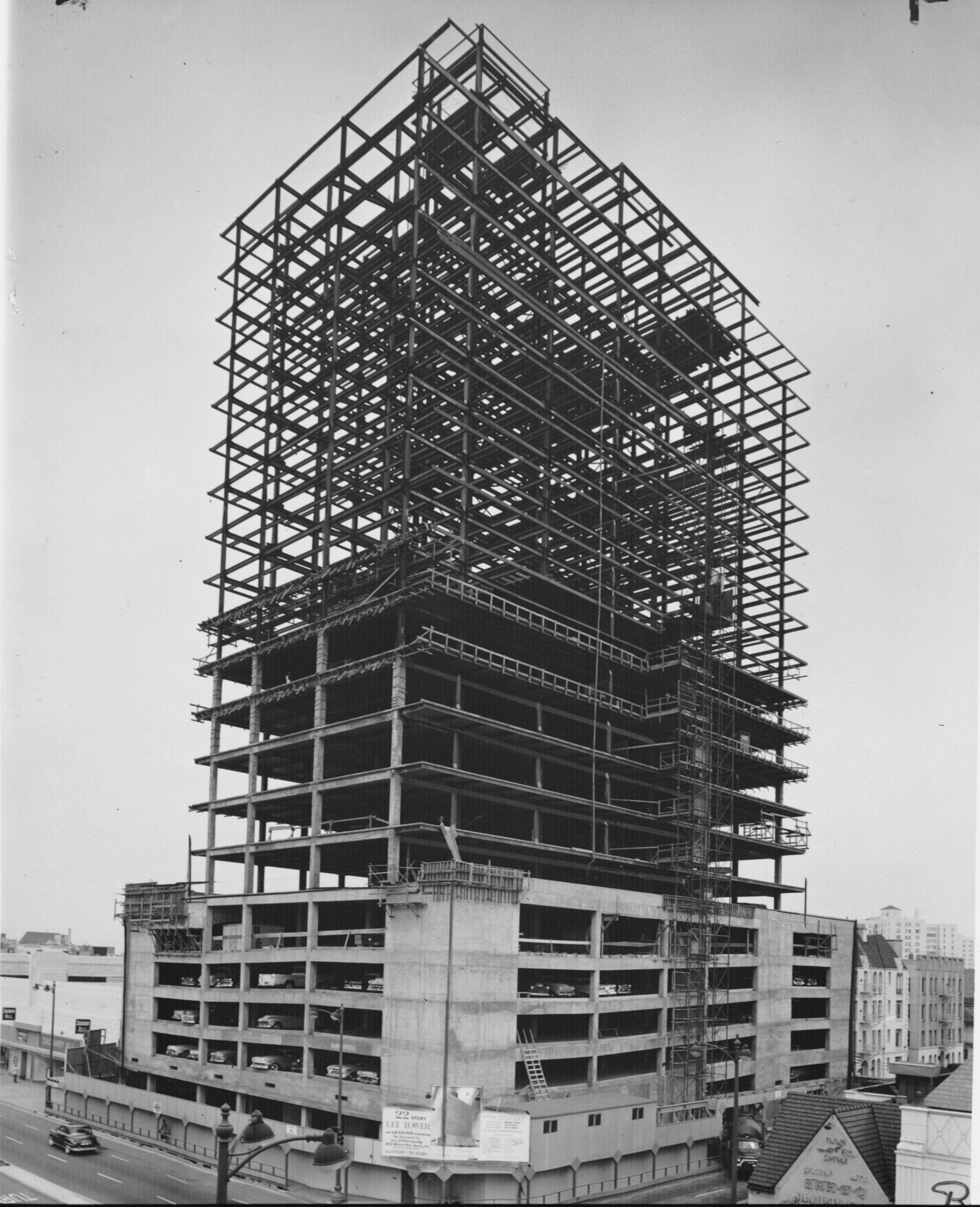 Lee Tower under construction,1960 – Miracle Mile Residential Association