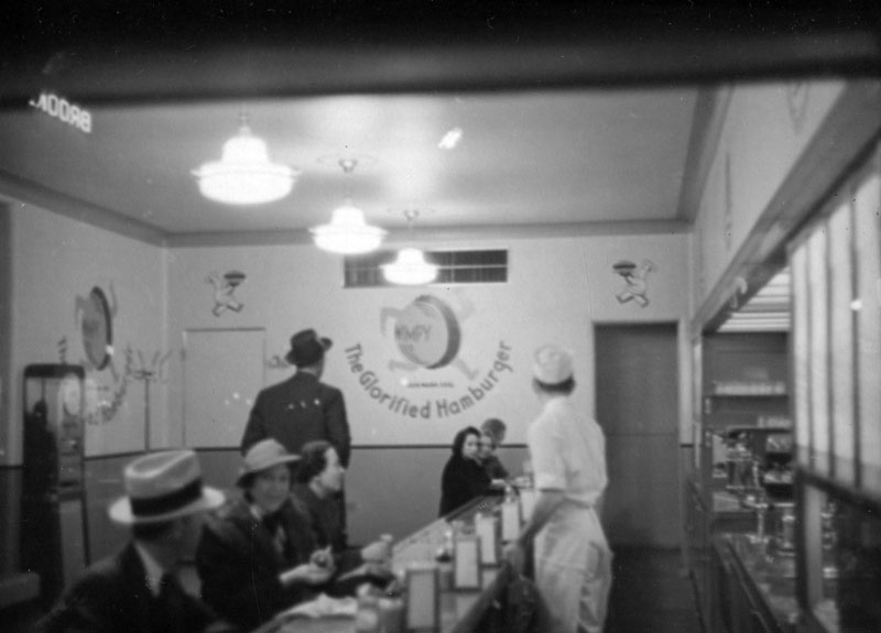 Interior of Wimpy Grill, circa 1937 – Miracle Mile Residential Association